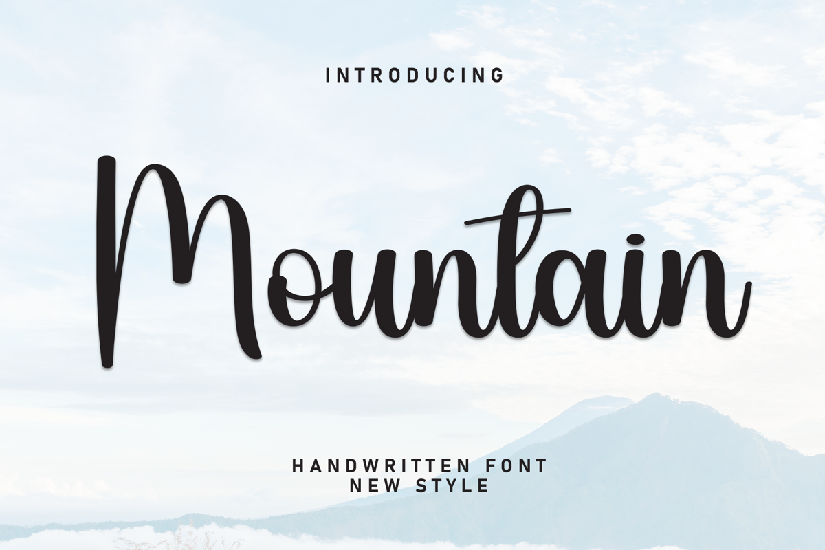 Mountain Font - Free Download