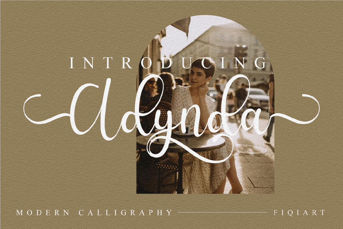 Adynda Font | Fiqiart | FontSpace