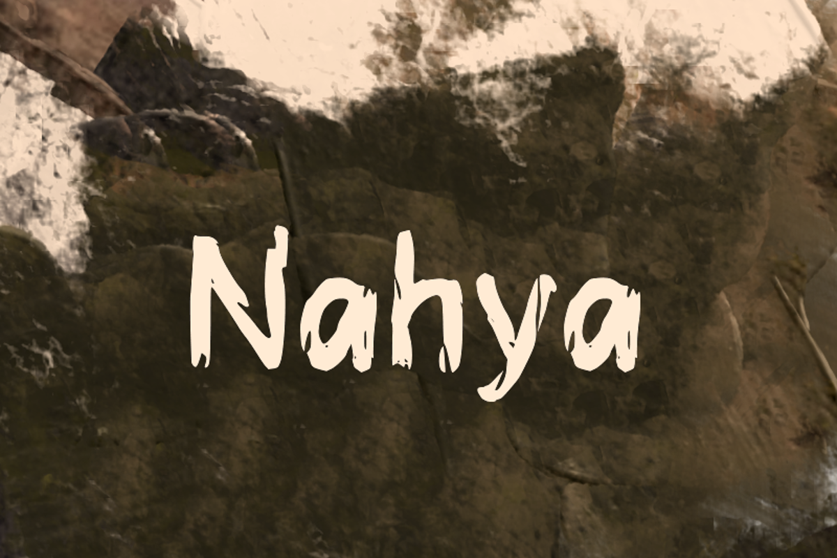 N Nahya Font | wepfont | FontSpace
