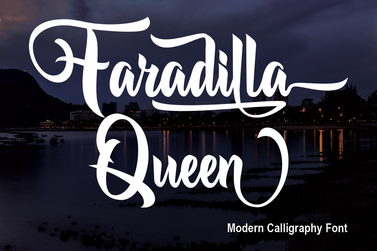 Faradilla Queen Font | Miftaharzaq | FontSpace