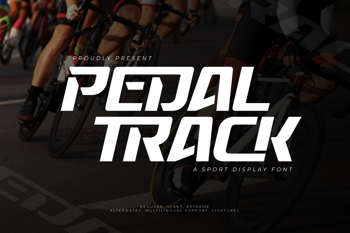 Pedal Track Font - Free Download