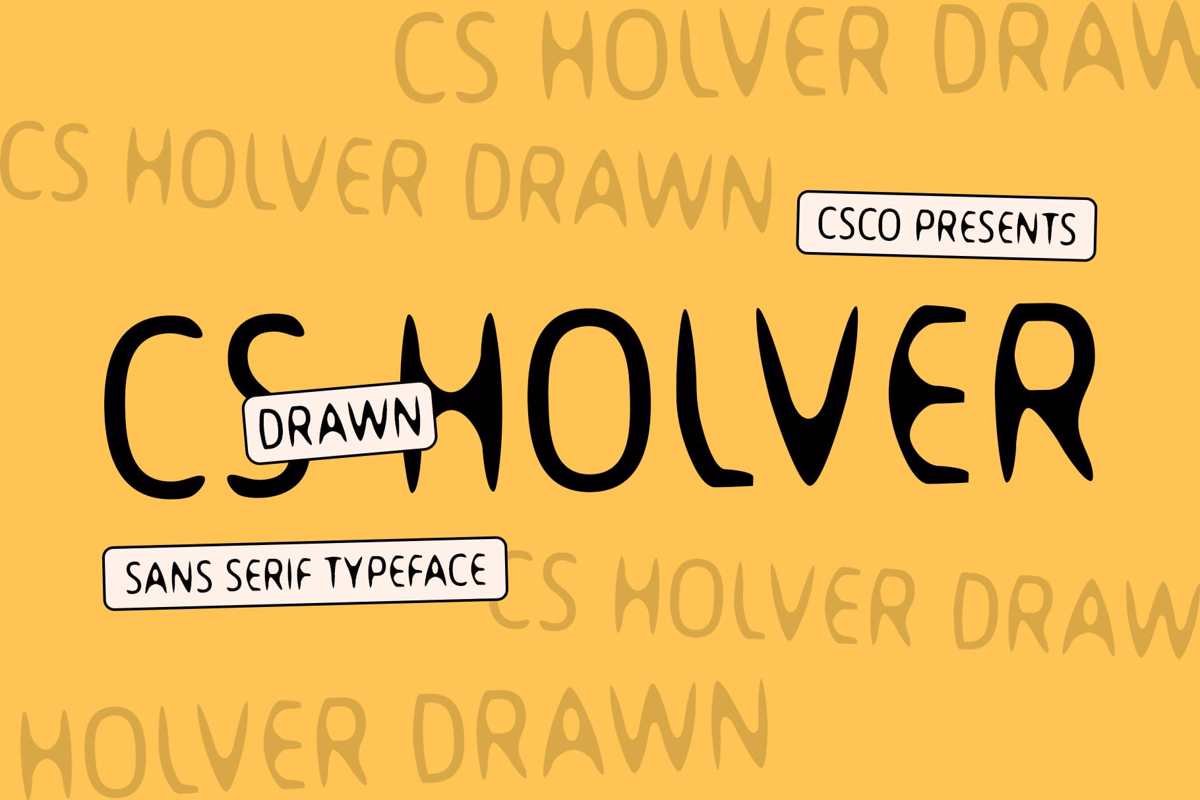CS Holver Drawn Font - Free Download
