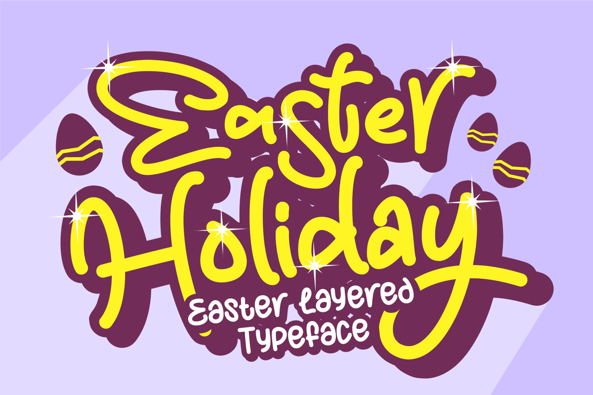 Easter Holiday Font | Mabhal Studio | FontSpace