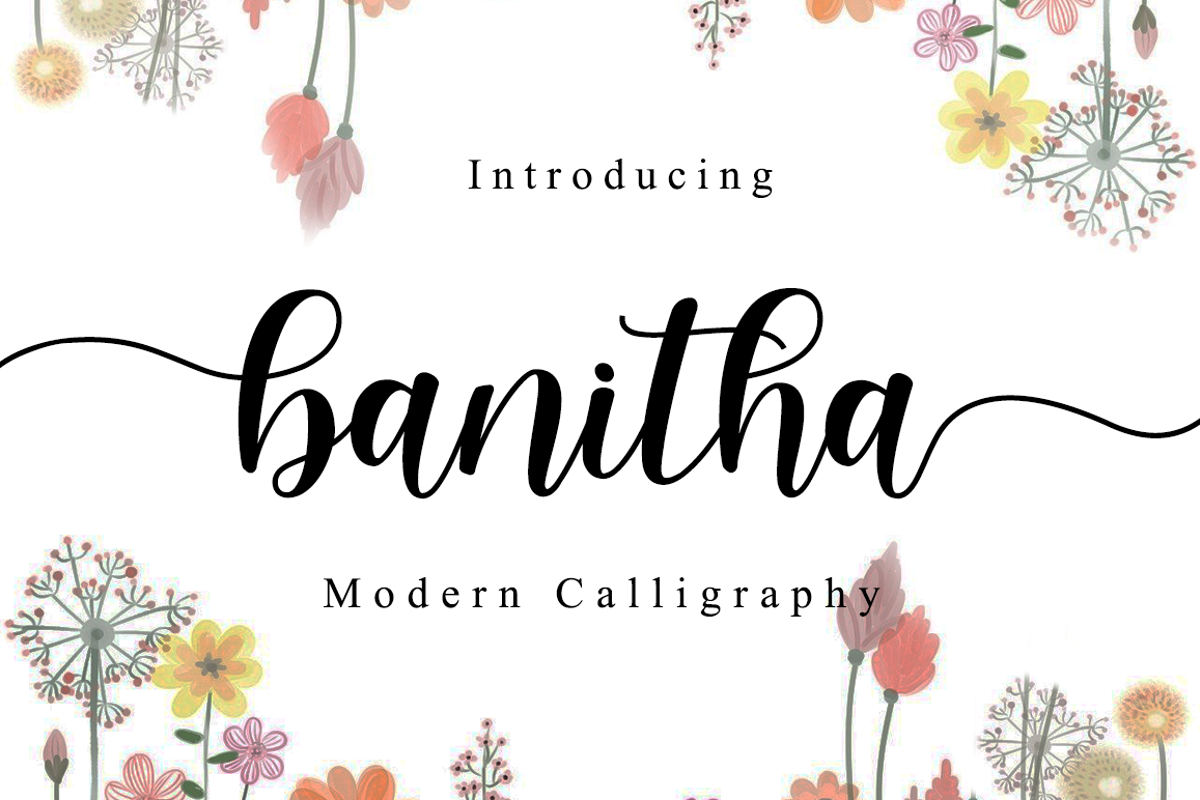 Banitha Font | Manjali Studio | FontSpace