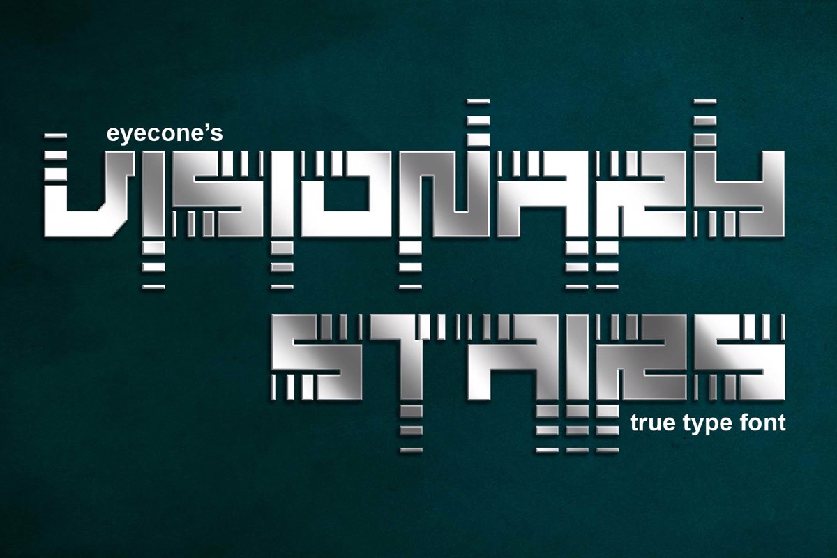 Visionary Strips Font - Free Download