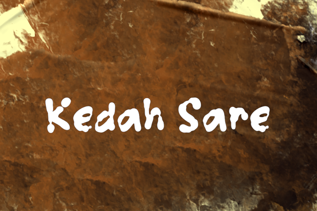 K Kedah Sare Font - Free Download