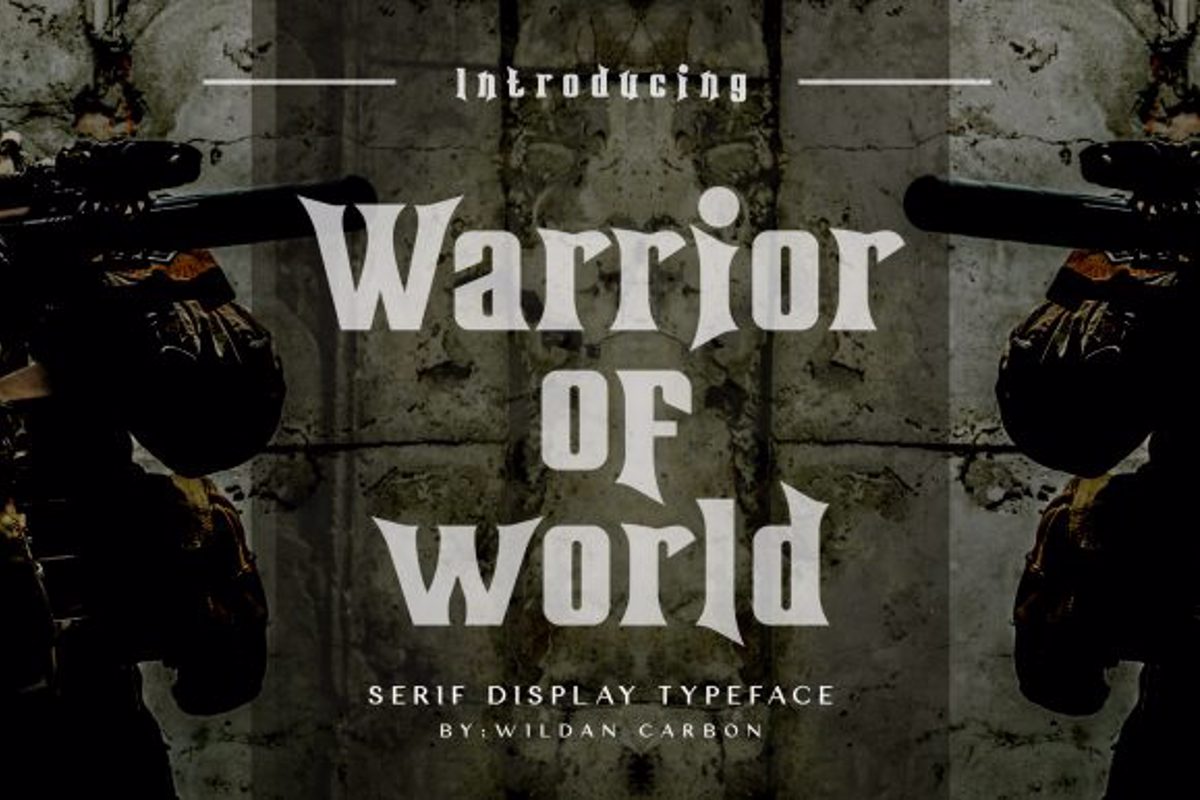 Warrior of World Font - Free Download