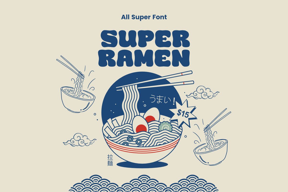 Super Ramen Font - Free Download
