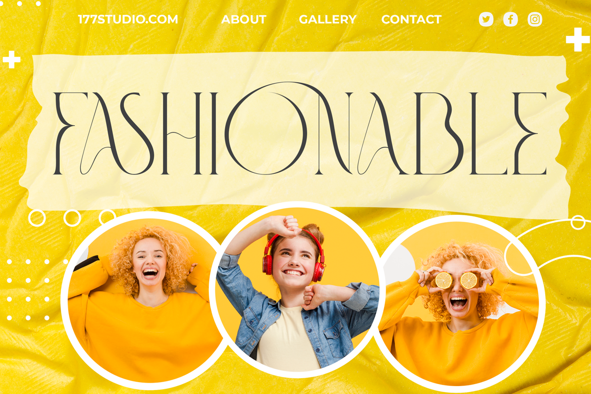 Fashionable Font | 177Studio | FontSpace