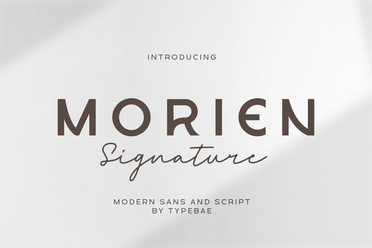 Morien Font | Typebae | FontSpace