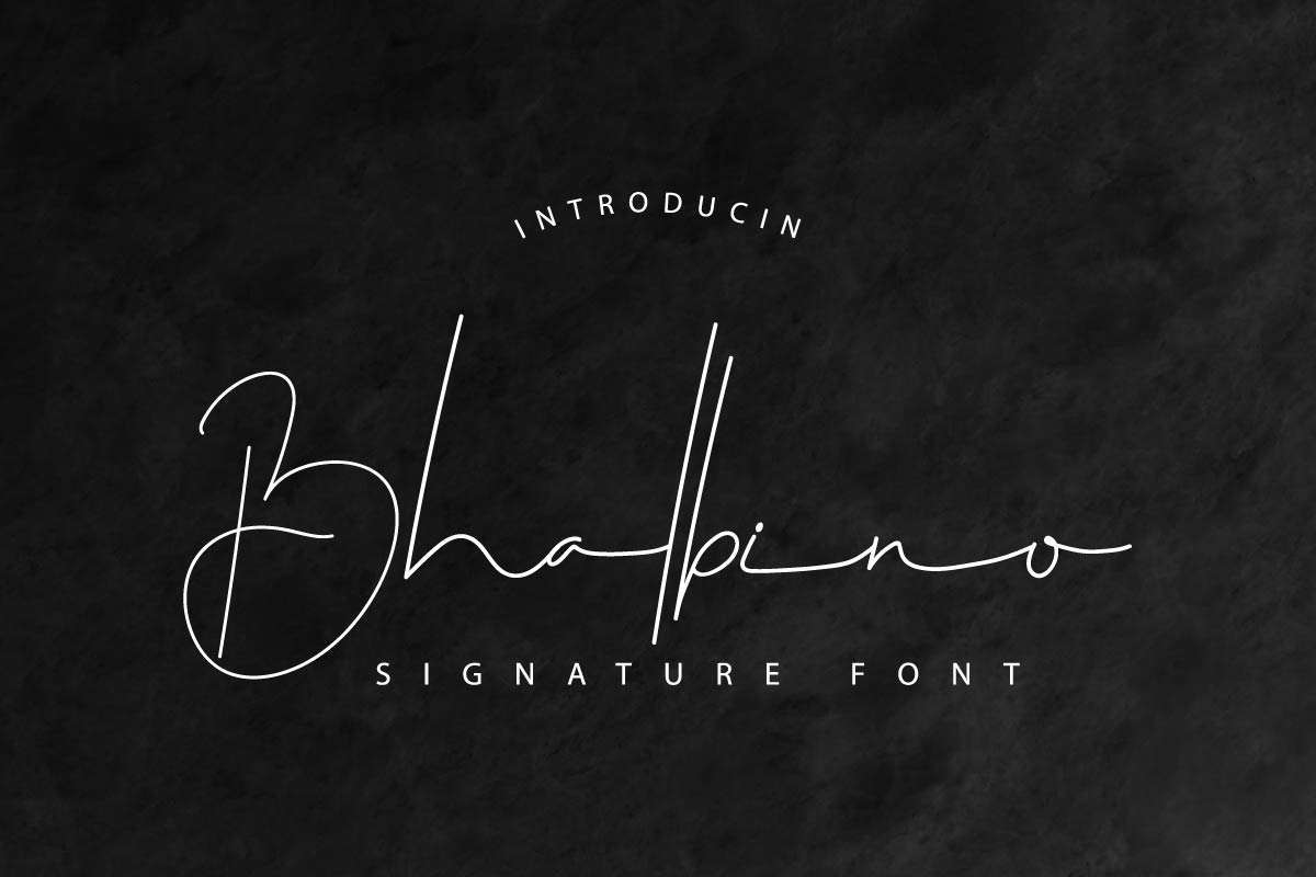 Bhalbino Font | Edric Studio | FontSpace