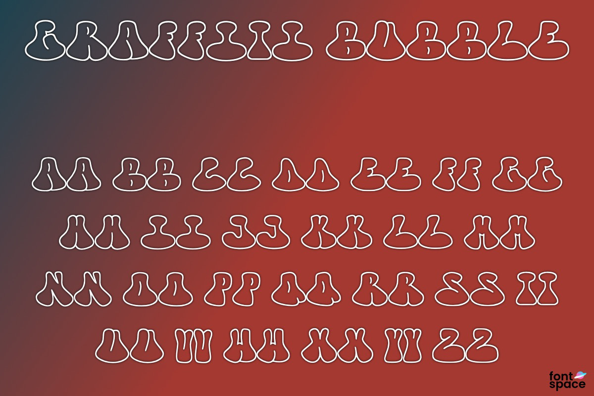 Graffiti Bubble Font - Free Download