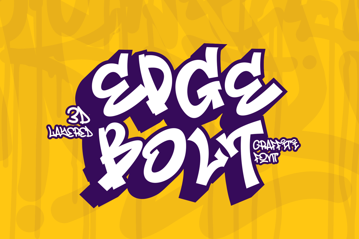 Edge Bolt Font - Free Download
