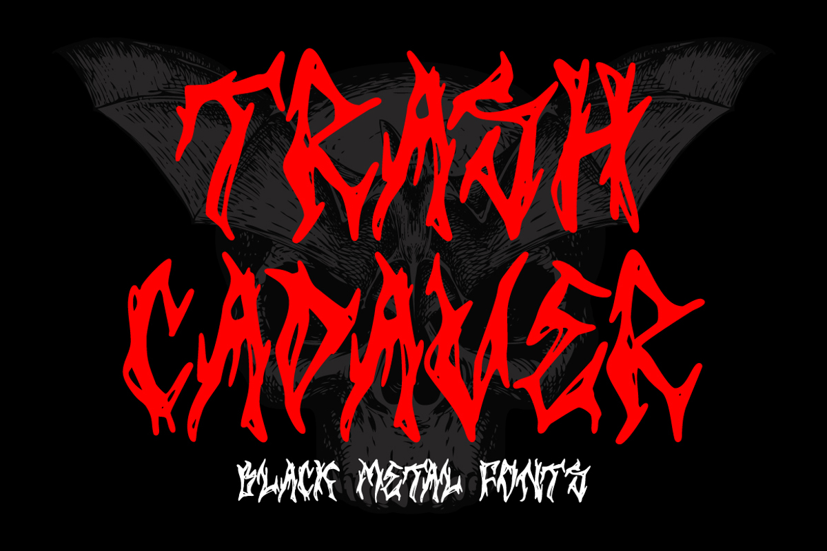 Trash Cadaver Font - Free Download