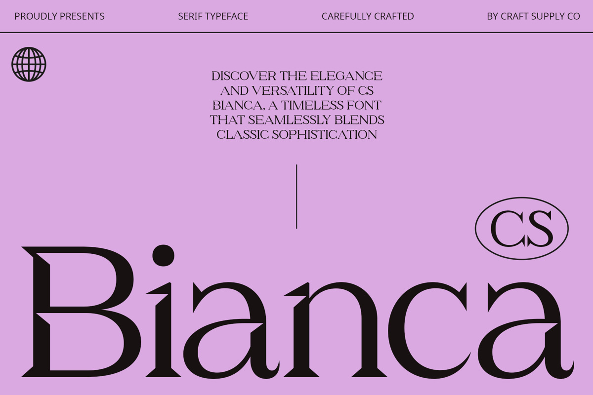 CS Bianca Font | craftsupplyco | FontSpace