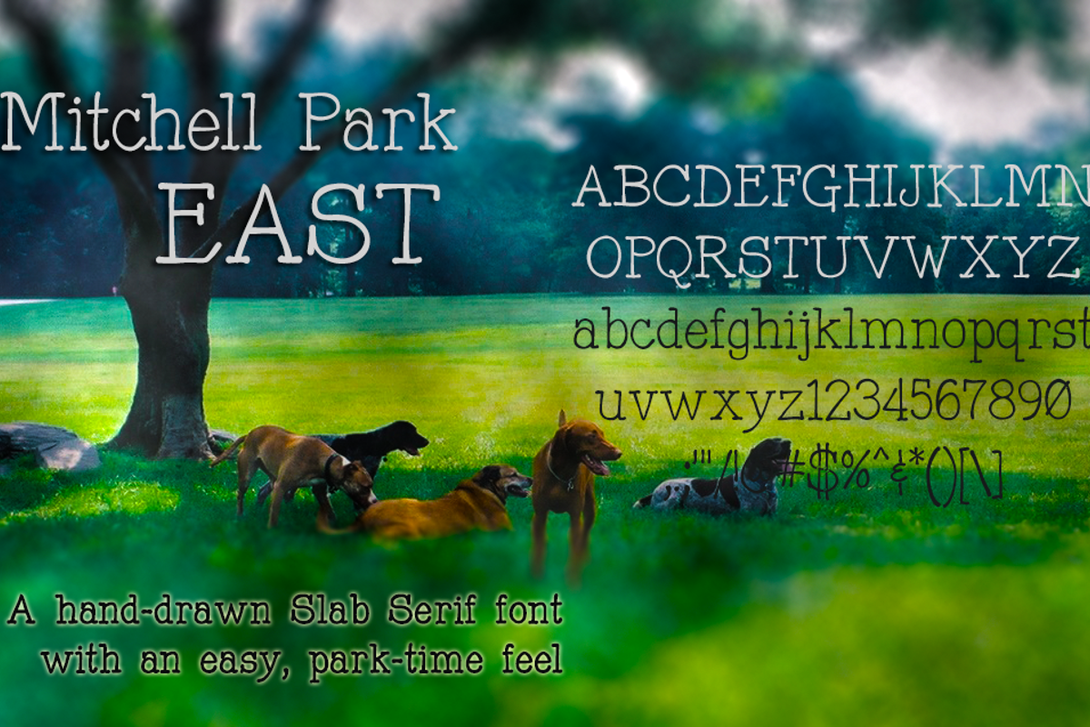 Mitchell Park East Font - Free Download