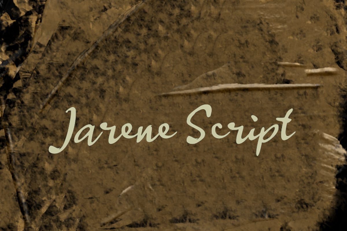 J Jarene Script Font - Free Download