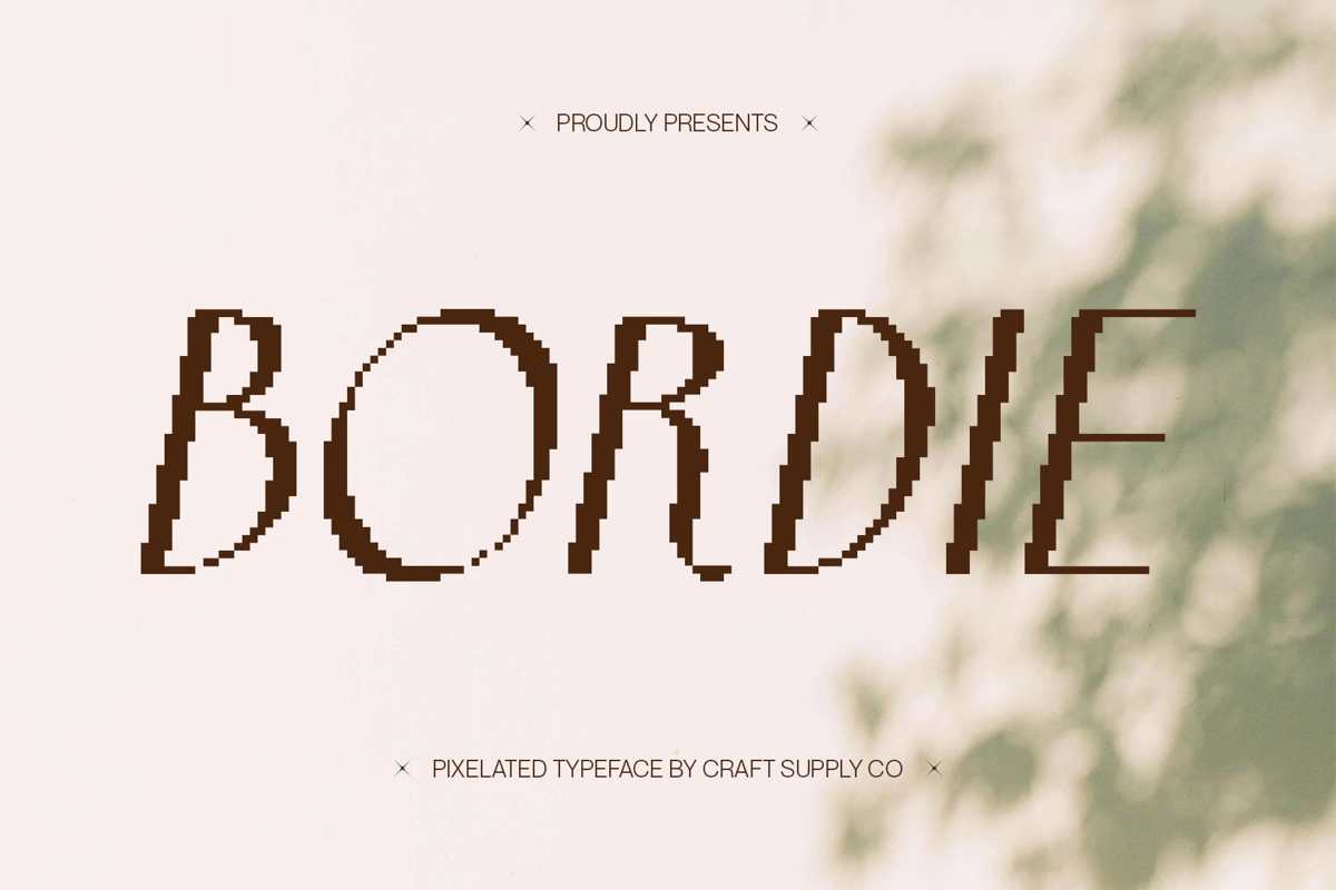 Bordie Pixel Font - Free Download