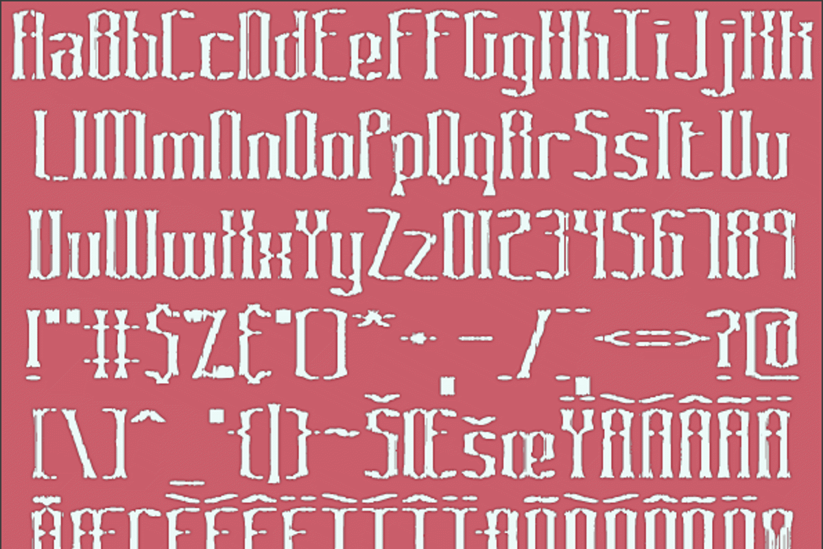 Graveyard BRK Font | Ænigma Fonts | FontSpace