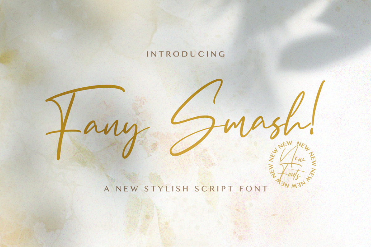 Fany Smash Font | StringLabs | FontSpace