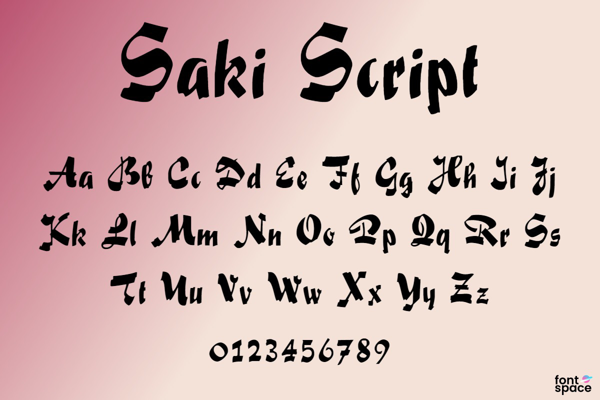 Saki Script Font - Free Download
