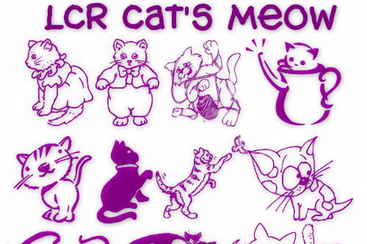 LCR Cat's Meow Font | LeChefRene | FontSpace