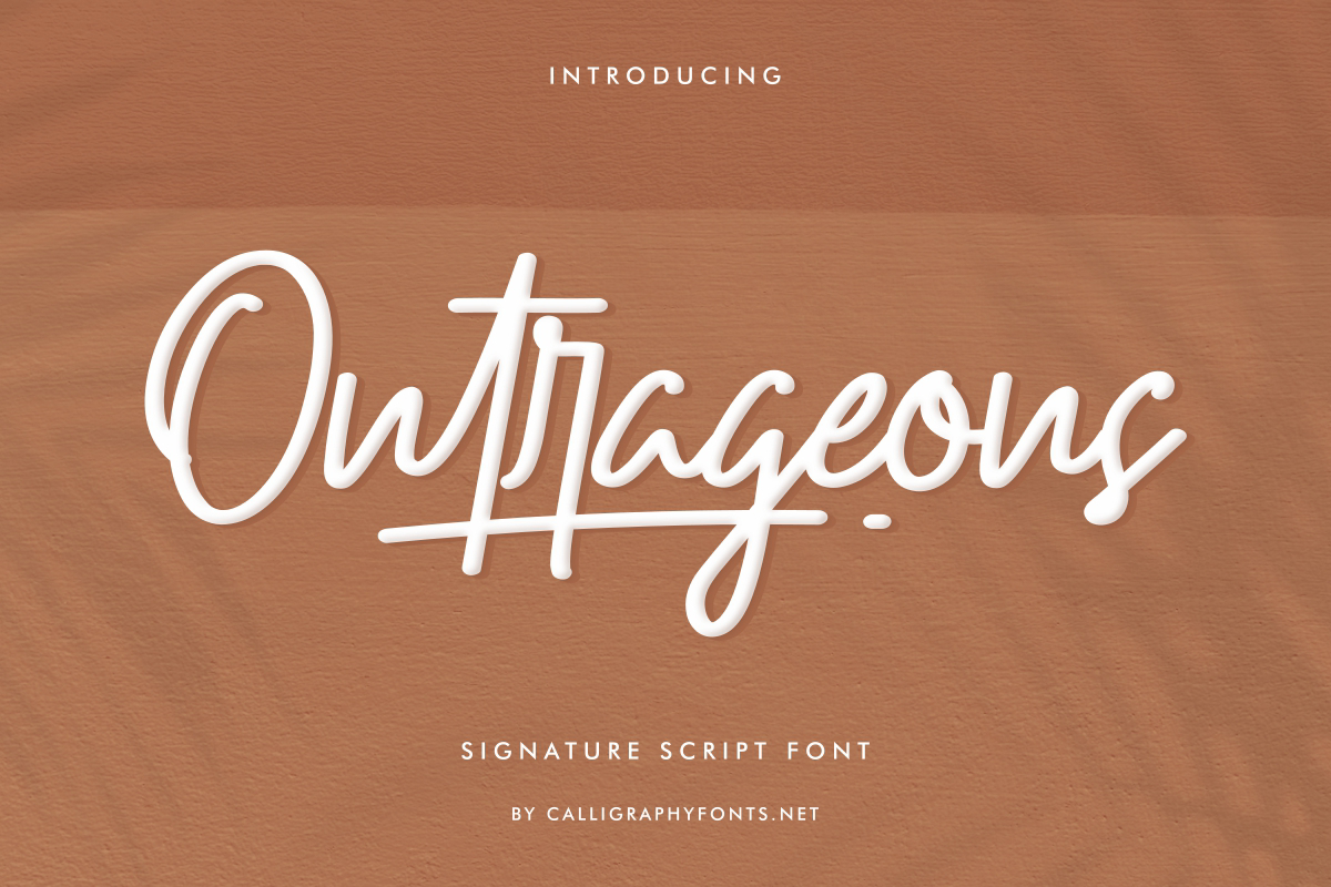 Outrageous Font - Free Download