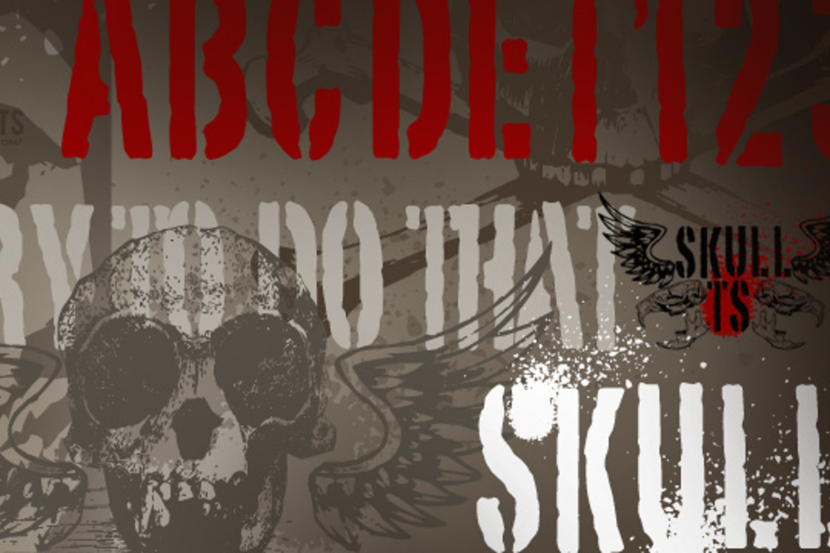 SKULL TS 2 Font | Billy Argel Fonts | FontSpace