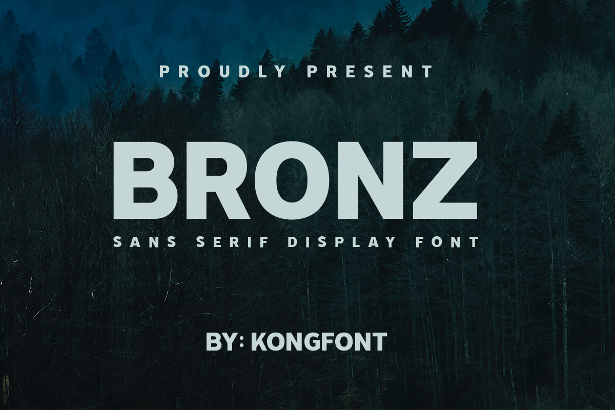Bronz Font | Fontkong | FontSpace