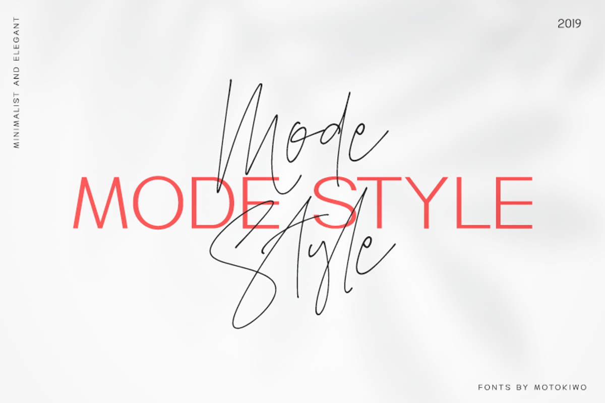 Mode Style Script Font - Free Download