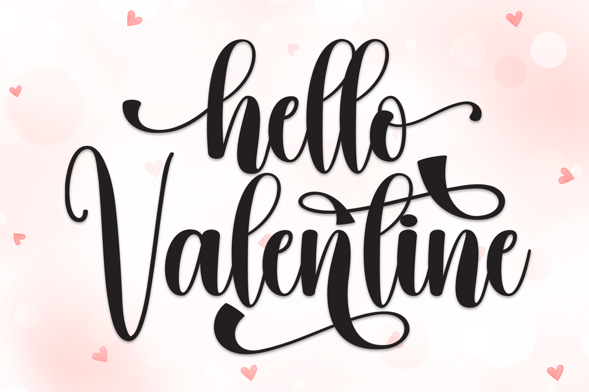 Hello Valentine Font | scratchones_creative | FontSpace