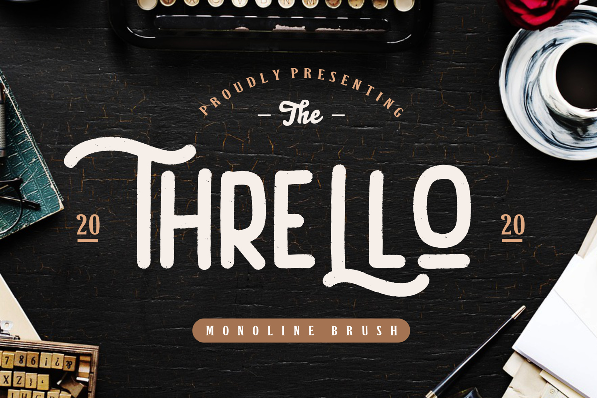Thrello Font | Creatype Studio | FontSpace