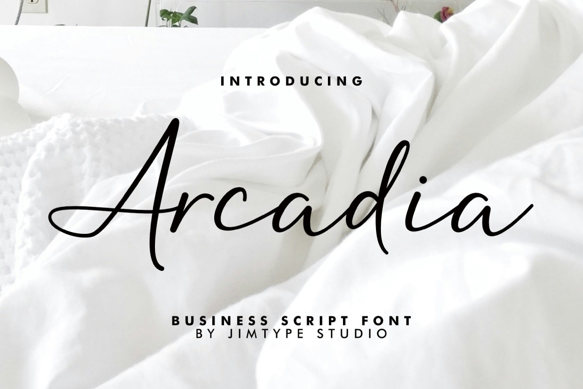 Arcadia Script Font | Jimtype Studio | FontSpace