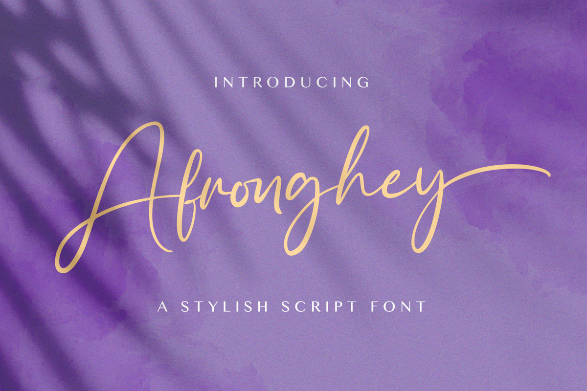 Afronghey Font | StringLabs | FontSpace