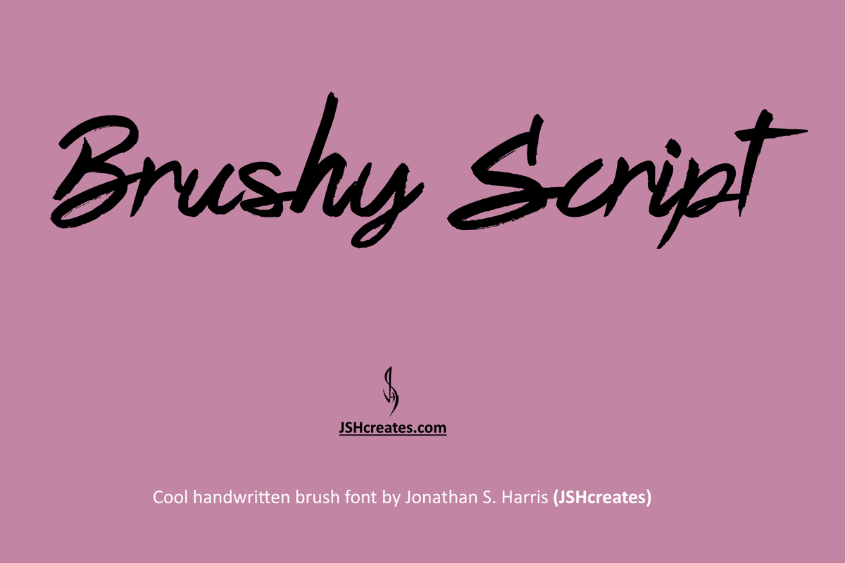 Brushy Script Font - Free Download
