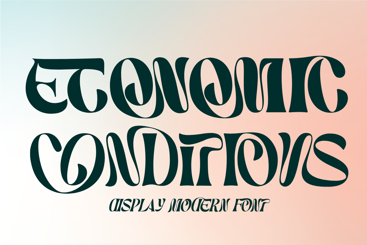 Economic Conditions Font | 177Studio | FontSpace