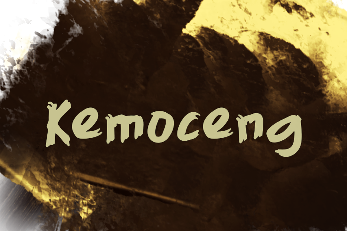 K Kemoceng Font | wepfont | FontSpace