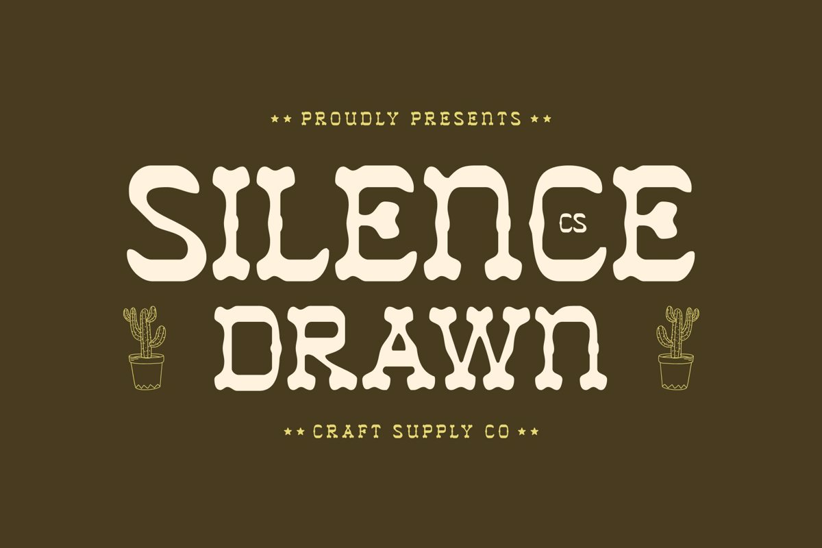 CS Silence Drawn Font - Free Download