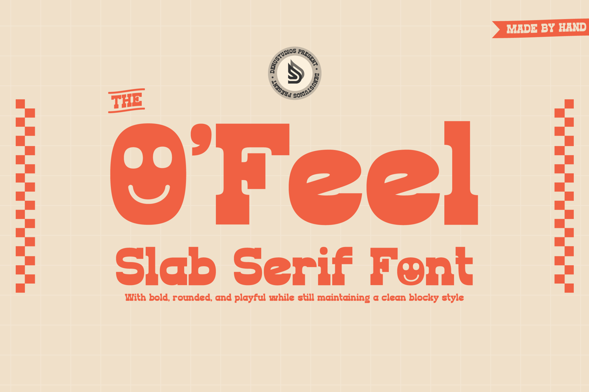 O ' Feel Font | Denustudios | FontSpace