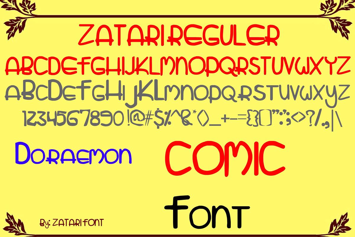 Zatari Font | Zatari | FontSpace