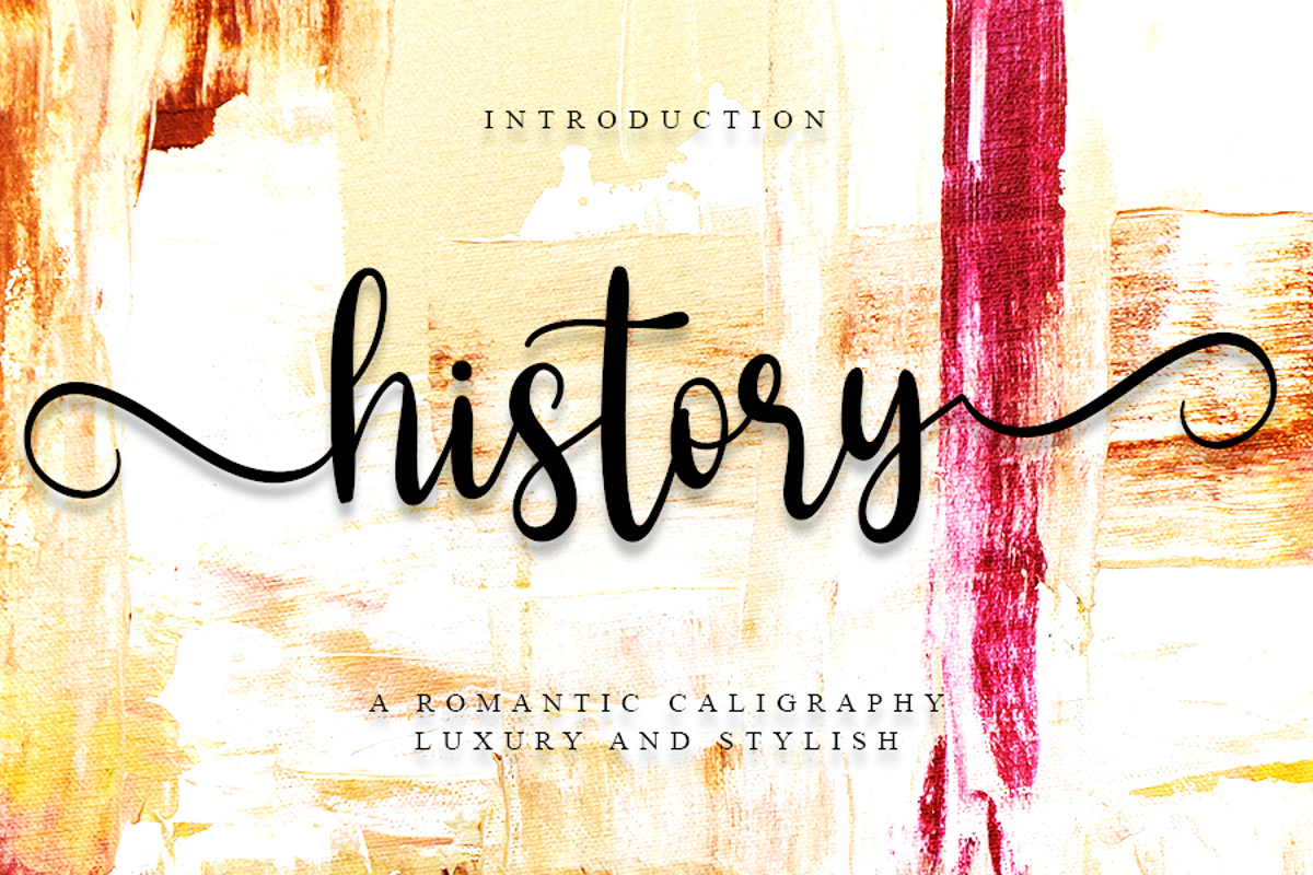 History Font | FreshTypeINK | FontSpace