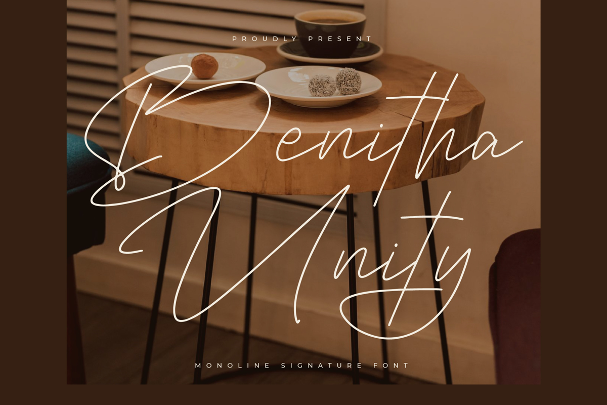 Benitha Unity VERSION Font - Free Download