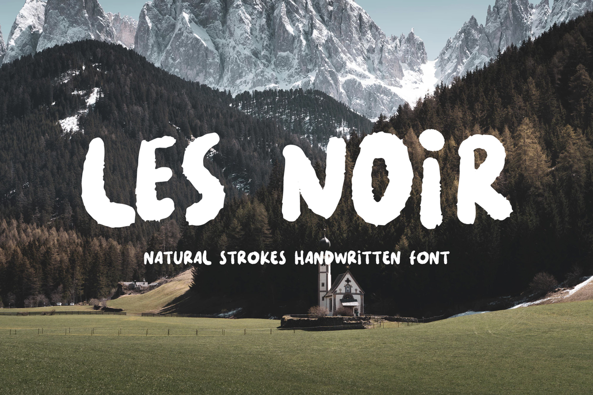LES NOIR Font - Free Download