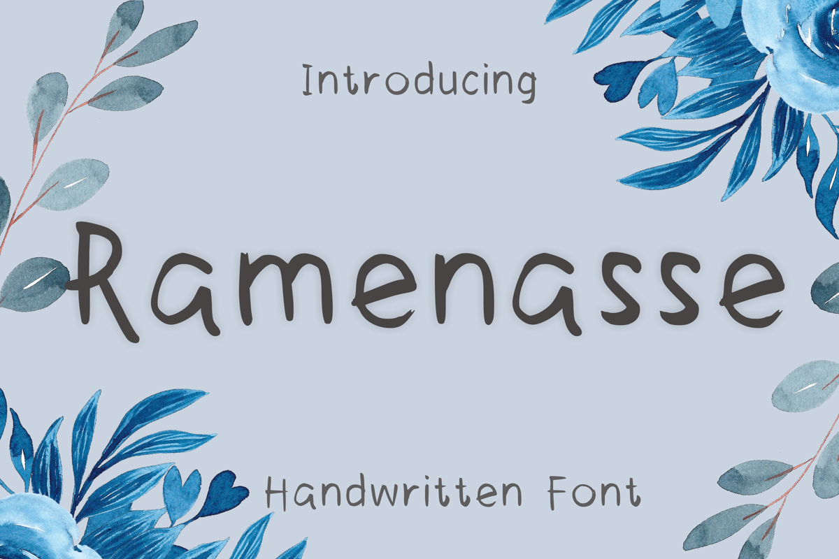 Ramenasse Font | Aisyah | FontSpace
