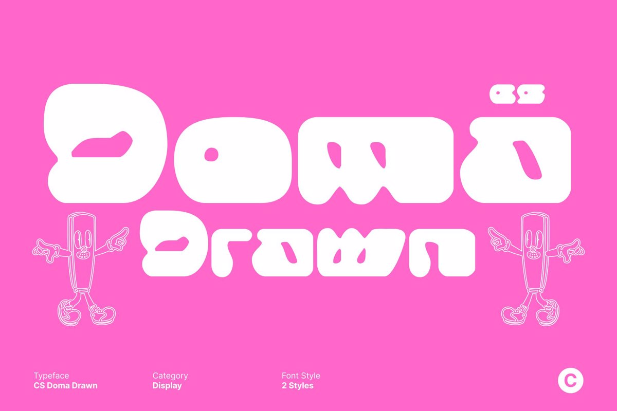 CS Doma Drawn Font - Free Download