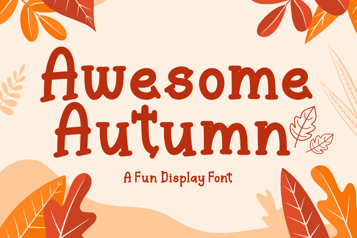 Awesome Autumn Font | AEN Creative Studio | FontSpace