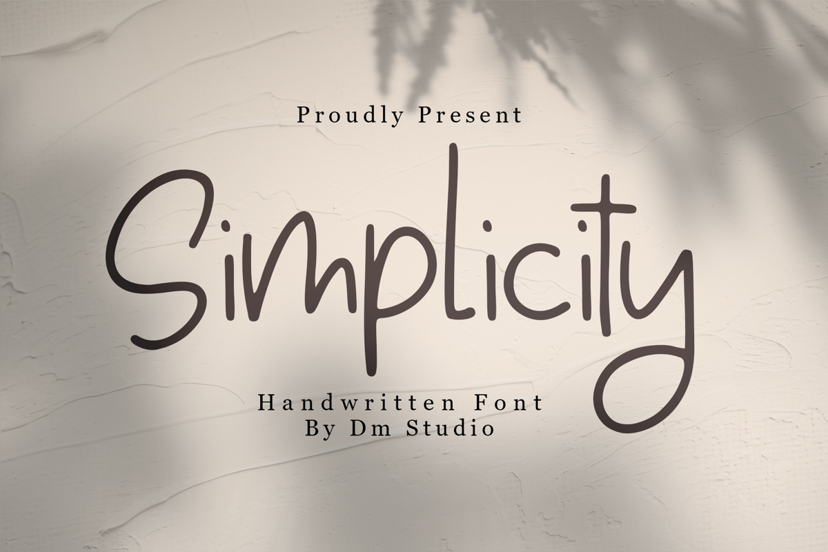 Simplicity Font | Dmletter studio | FontSpace