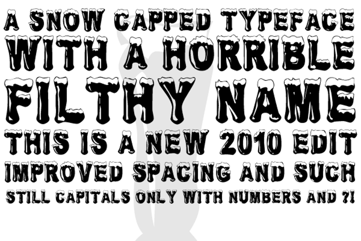 Frostbitten Wanker Font | Spork Thug Typography | FontSpace