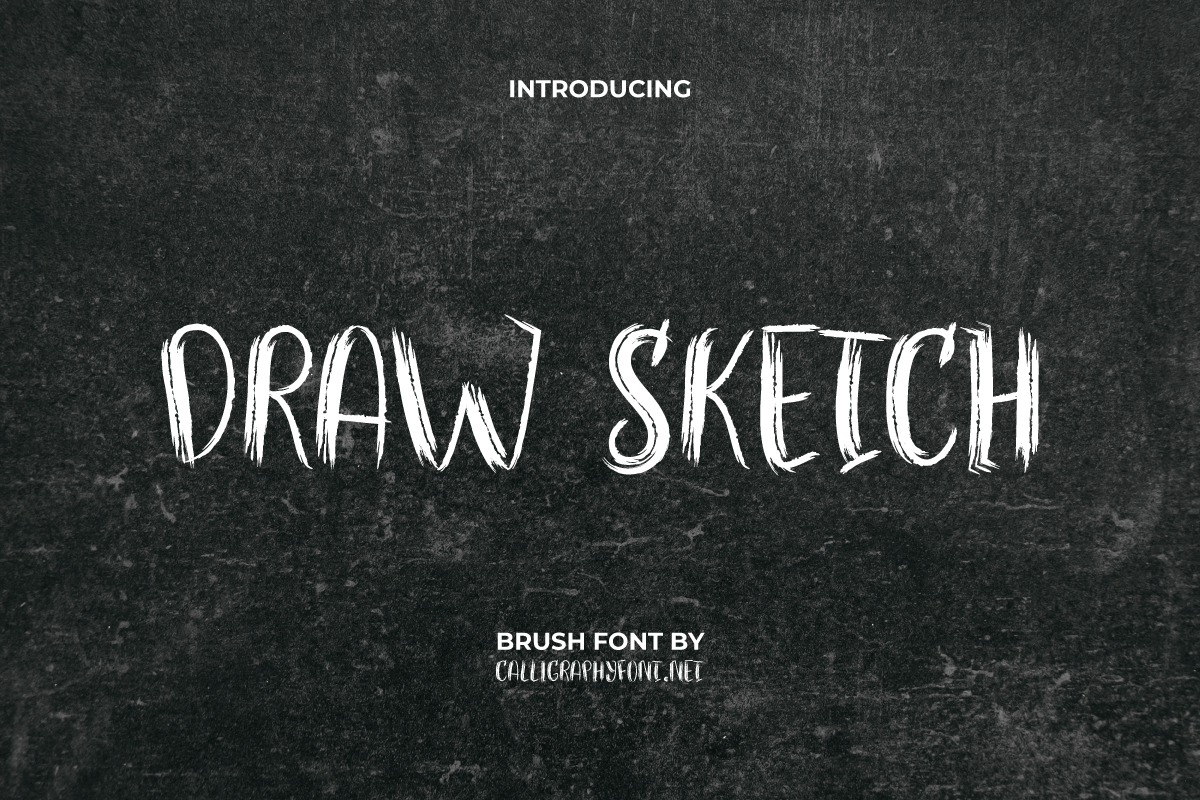 Draw Sketch Font | CalligraphyFonts.net | FontSpace