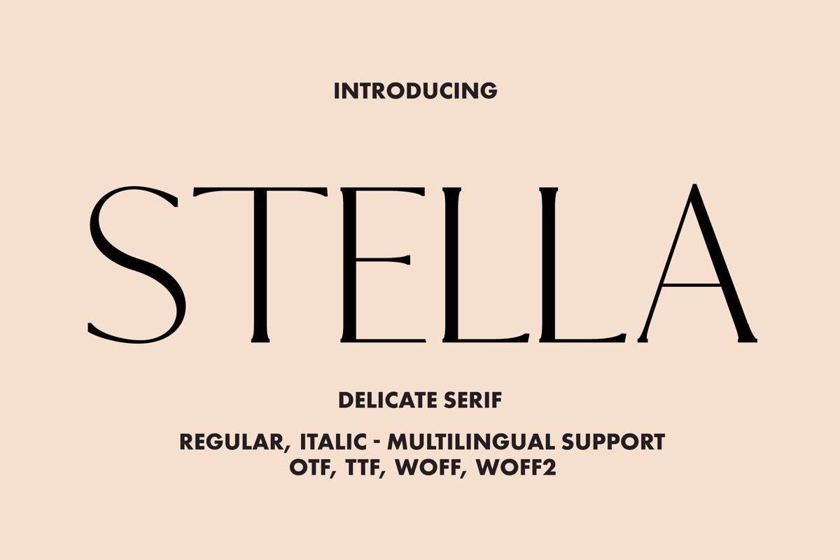 Stella Font - Free Download